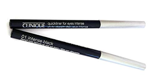 2 Clinique Quickliner for Eyes Intense Eye Liner - Travel Size 0.005 oz. / 0.14g Each, Unboxed