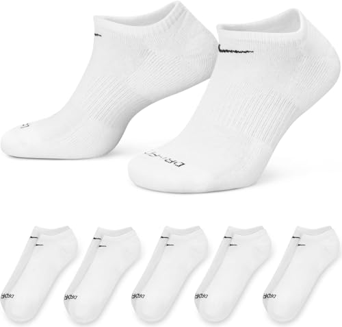 Nike Women's Everyday Plus Cushioned, White/Black, S