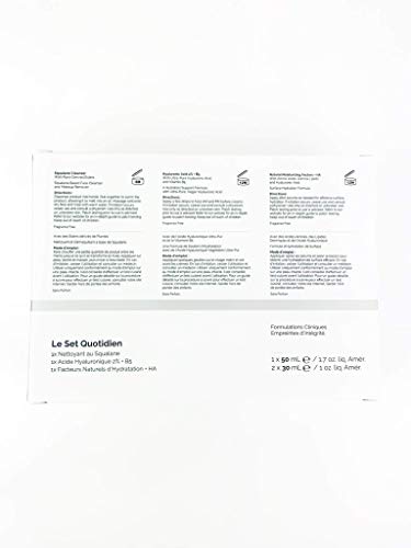 The Ordinary The Daily Set (3 Pcs: Squalane Cleanser - Hyaluronic Acid 2% + B5 - Natural Moisturizing Factors + HA)