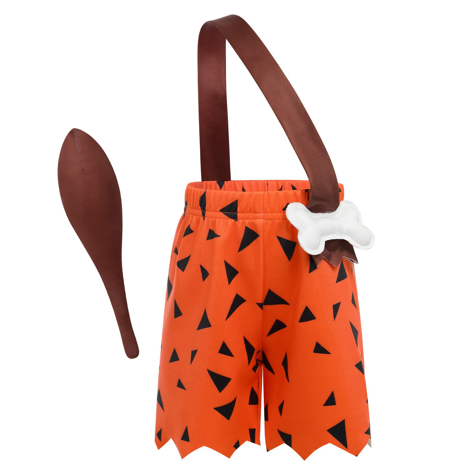 Baby Bam Bam Costume: Bamm Bamm Costume Baby Boy Historical Stone Age Cave Man Outfit for Baby Girls Boys Halloween Fancy Dress Up Birthday Christmas Party Photo Shoot Clothes Boy 2-3T