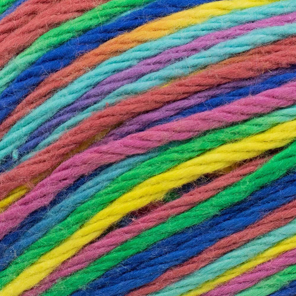 Craft County 100% Cotton Yarn Medium (Size 4) β Weaving, Knitting, and Crochet β Multicolor (95 Yards)