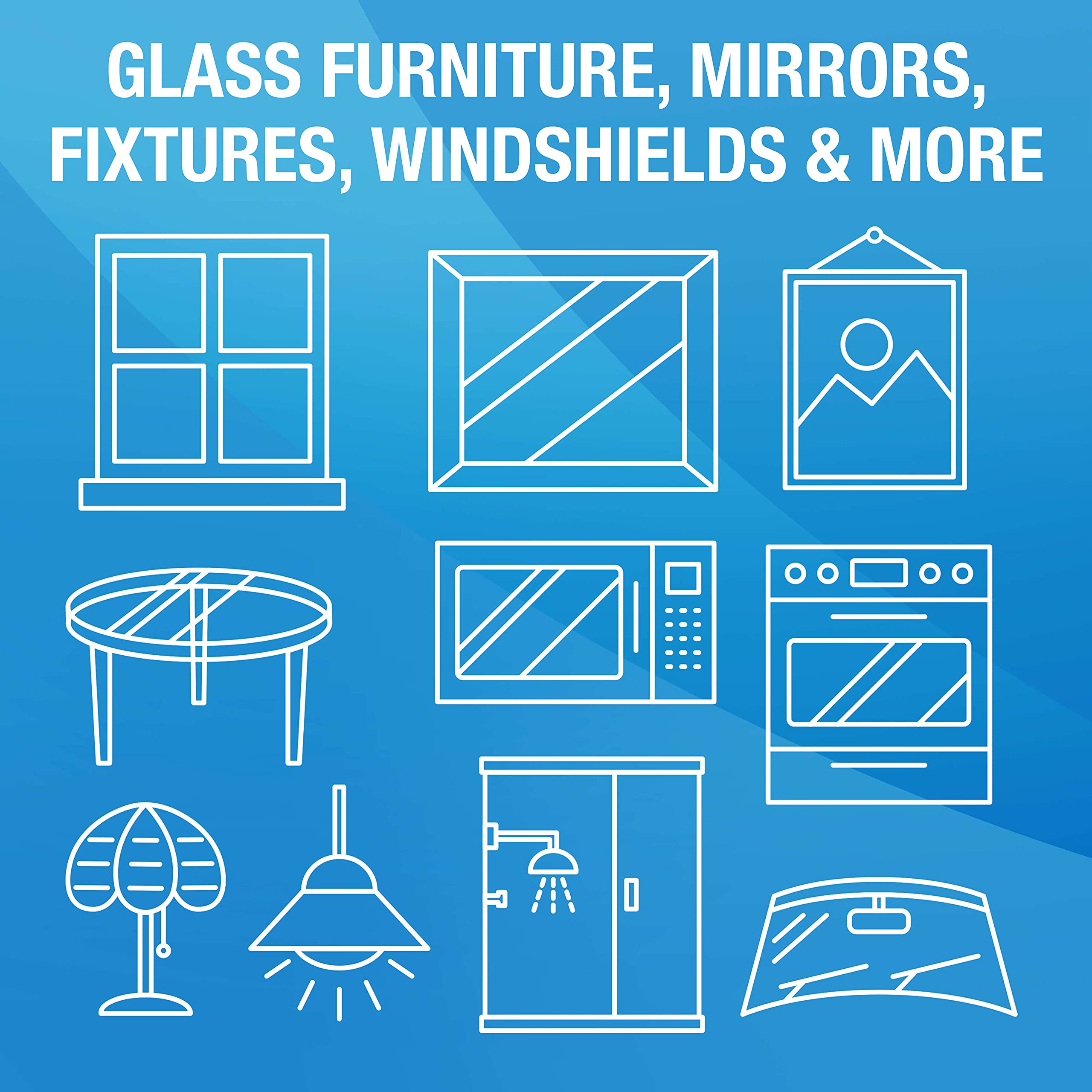 MiracleWipes for Glass, Disposable and Streak Free Cleaning Wipes for Mirrors, Windows, Kitchen, Home, and Auto - 60 Count