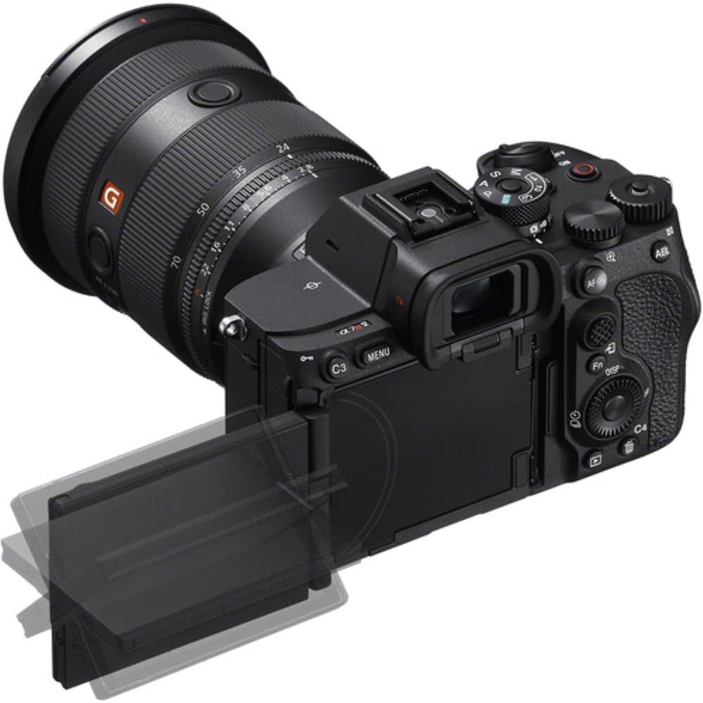 Sony Alpha a7R V Mirrorless Digital Camera Body Bundle with 128GB Tough Memory Card + Extra NP-FZ100 Lithium-Ion Battery + Screen Protectors + Camera Cleaning Kit + Cleaning Cloth (6 Items)