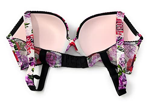 Victoria's Secret Very Sexy Push Up Bra, White/Spring Floral, 38B