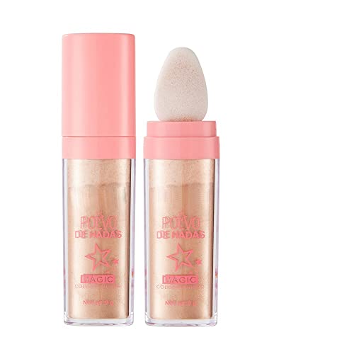 Polvo De Hadas Powder Highlighter Body Brightens the Natural Three-dimensional Face Powder Blusher (03# Golden browm)