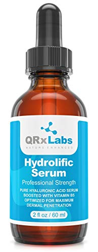 Hydrolific Serum - Ultra Pure Hyaluronic Acid Serum Boosted with Vitamin B5 (Large 2 oz) – Formulated to Maximize Dermal Penetration and Provide Long-Lasting Hydration – Best Skin Moisturizing Serum