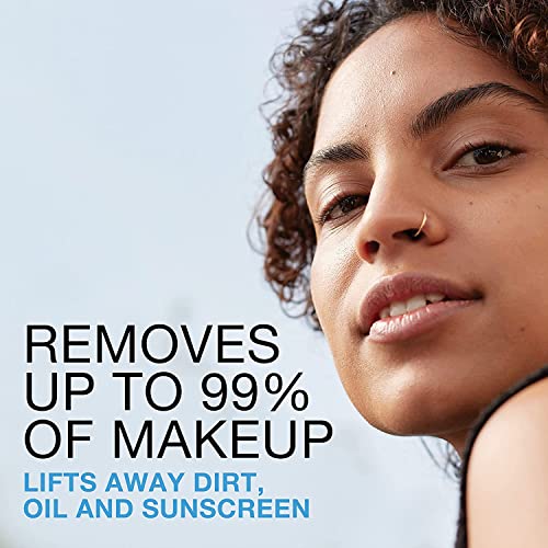 Neutrogena Makeup Remover Cleansing Towelette Singles, Daily Face Wipes to Remove Dirt, Oil, Makeup & Waterproof Mascara, Individually Wrapped, 20 ct (Pack of 3)