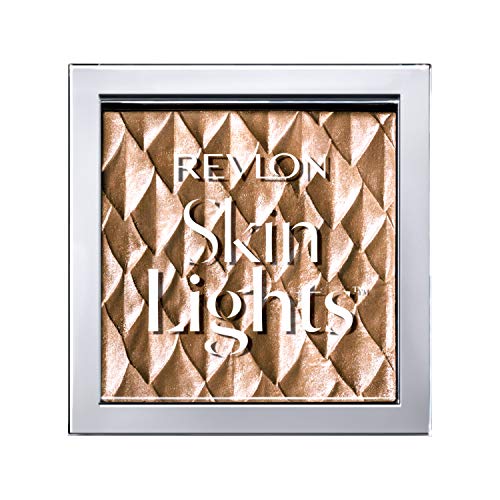 Highlighter Makeup by Revlon, Skin Lights Prismatic Powder Face Makeup, Natural Glow, Shimmer Finish, 201 Daybrak Glimmer, 0.28 Oz