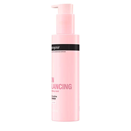 Neutrogena Skin Balancing Milky Cleanser with 2% Polyhydroxy Acid (PHA), Soothing & Moisturizing Face Wash for Dry & Sensitive Skin, Paraben-Free, Soap-Free, Sulfate-Free, 6.3 oz