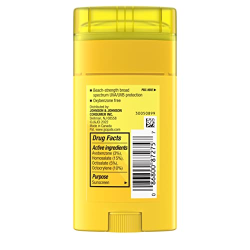 Neutrogena Beach Defense Water-Resistant Sunscreen Stick with Broad Spectrum SPF 50+, PABA-Free and Oxybenzone-Free, UVA/UVB Protection, Face & Body Sunscreen Stick, 1.5 oz