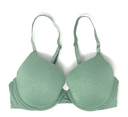 Victoria's Secret T-Shirt Perfect Shape Full Coverage Push-Up Bra, Brushed Sage, 38D