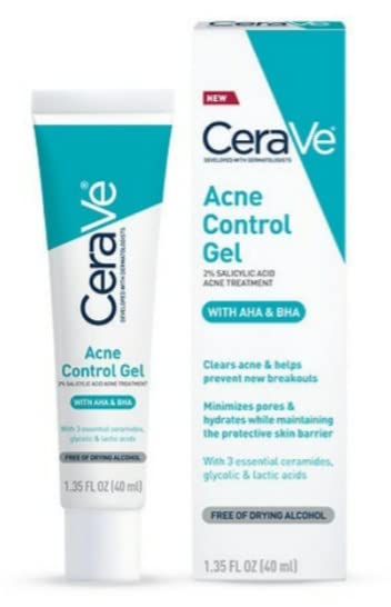 CeraVe Acne Treatment Bundle - Contains CeraVe Resurfacing Retinol Serum (1 fl oz), CeraVe Acne Foaming Cream Cleanser (5 fl oz), and CeraVe Acne Control Gel (1.35 fl oz) - With 3 Essential Ceramides