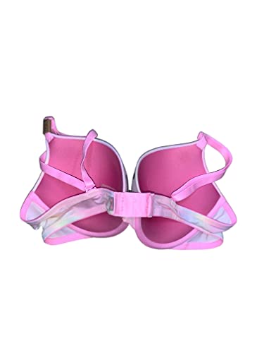 Victoria's Secret Pink Wear Everywhere Push Up Bra Multicolor/Tie Dye Logo Size 36B New