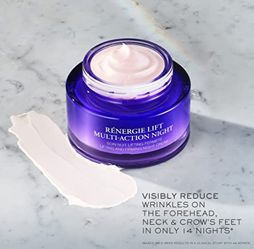 Lancôme Rénergie Multi-Action Night Cream - For Lifting & Firming - With Hyaluronic Acid - 1.7 Fl Oz