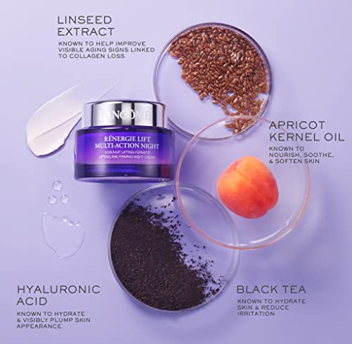 Lancôme Rénergie Multi-Action Night Cream - For Lifting & Firming - With Hyaluronic Acid - 1.7 Fl Oz