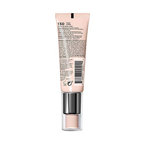 Revlon PhotoReady Candid Natural Finish Foundation, with Anti-Pollution, Antioxidant, Anti-Blue Light Ingredients, 130 Ivory, 0.75 fl. oz.
