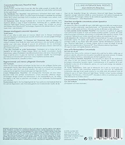 Estee Lauder Advanced Night Repair Concentrated Recovery Power Foil Mask, 4 Count, clear