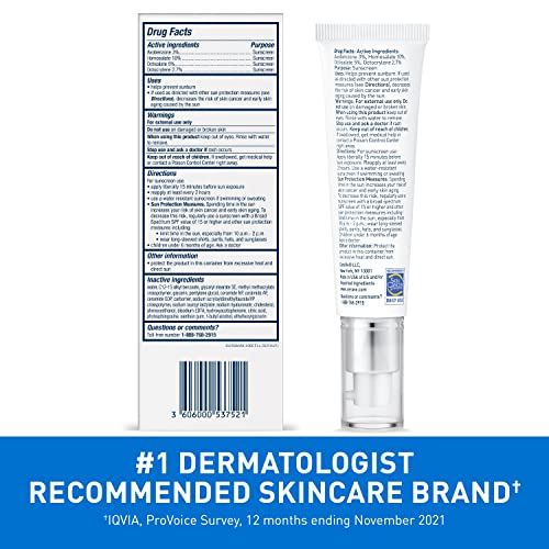 CeraVe Moisturizing Lotion SPF 30| Sunscreen and Face Moisturizer with Hyaluronic Acid & Ceramides | Oil Free | 1.7 Ounce