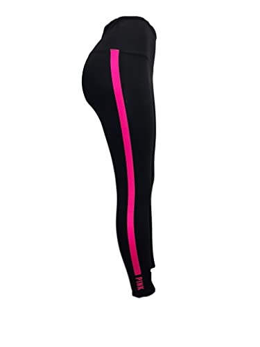 Victoria's Secret Pink Active High Waist Full Length Cotton Legging Black Size Medium New