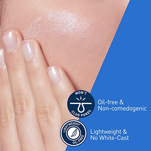 CeraVe Moisturizing Lotion SPF 30| Sunscreen and Face Moisturizer with Hyaluronic Acid & Ceramides | Oil Free | 1.7 Ounce