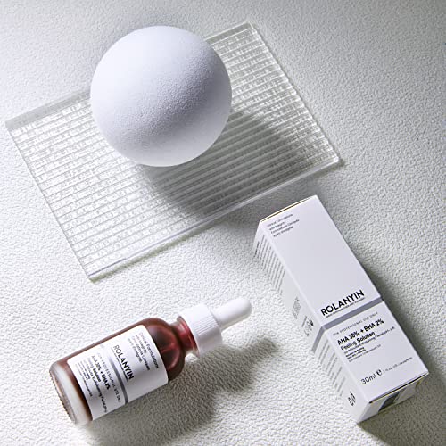 Rolanyin Peeling Solution AHA 30% + BHA 2% Exfoliating Facial Serum 30ml Fighting Blemishes Reduces Pore Congestion and Fine Linesā¦