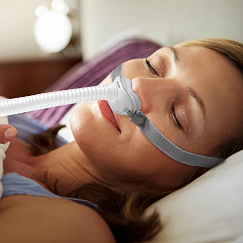 Airfit P10 Strap Large Size CPAP Nasal Pillows Headgear Replacement - Improve Stability & Comfort for Resmed P10 System (2-Pack/Blue)