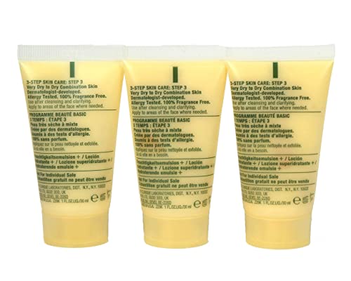 Pack of 3 x Clinique Dramatically Different Moisturizing Lotion+ 1 oz each, Sample Size Unboxed
