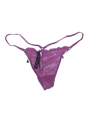 Victoria's Secret Very Sexy Lace V-String Charm Panty Color Berry Gelato Size Small New