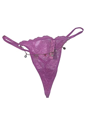 Victoria's Secret Very Sexy Lace V-String Charm Panty Color Berry Gelato Size Small New