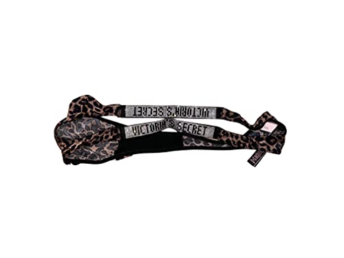 Victoria's Secret Very Sexy Rhinestones Bombshell Shine Strap Thong Panty Color Leopard Size X-Large New
