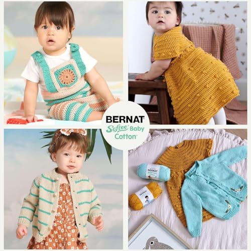 Bernat Softee Baby Cotton YARN, Petal