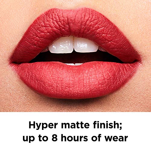 REVLON Ultra HD Lip Mousse Hyper Matte, Longwearing Creamy Liquid Lipstick in Pink, Sunset (810), 0.2 oz