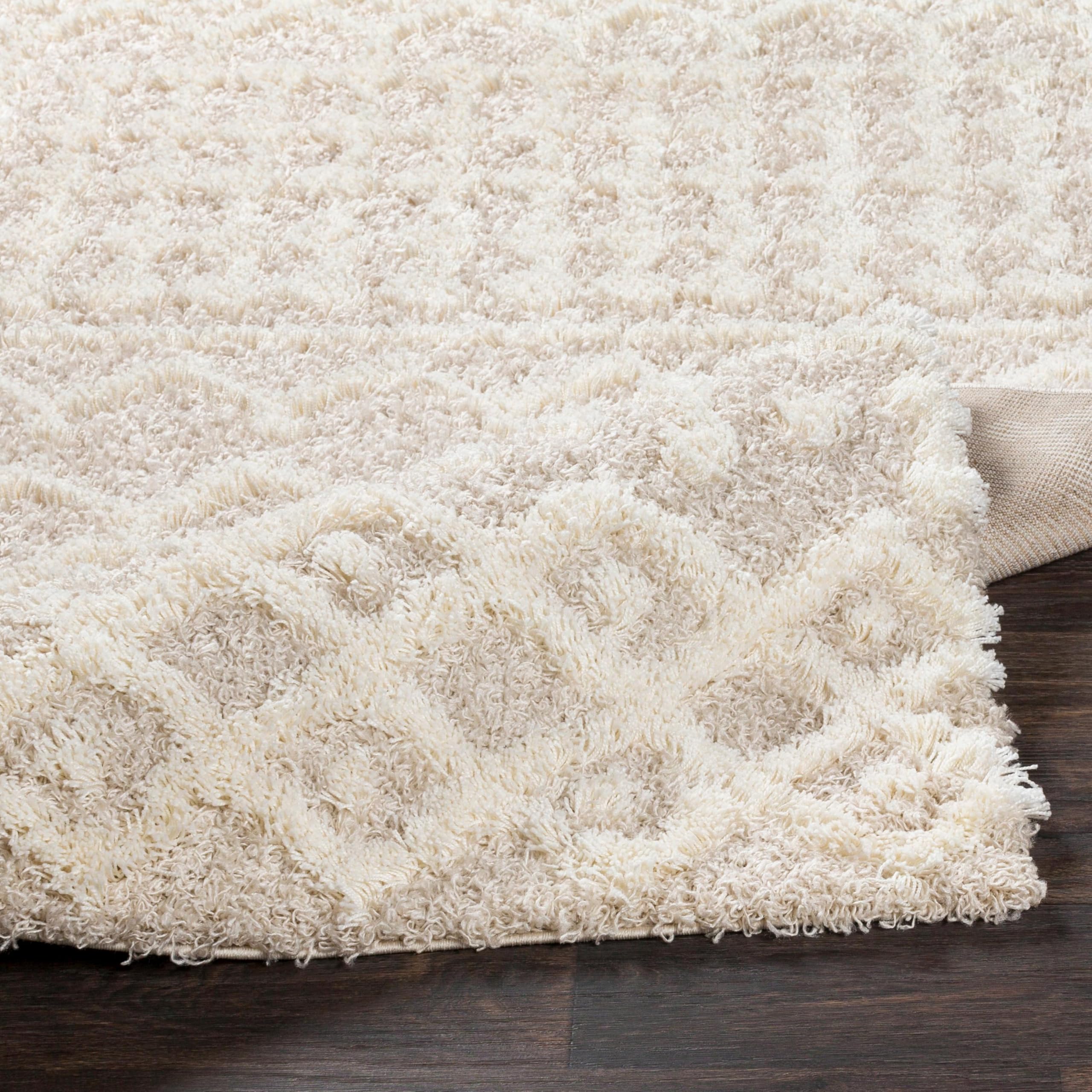 Livabliss Hapsburg Moroccan Shag Runner Area Rug,2'7" x 14',Beige
