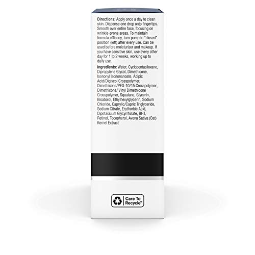 Neutrogena Ageless Intensives Anti-Wrinkle Deep Wrinkle Face Serum Treatment with Retinol SA & Multi-Vitamins to Reduce Crow's Feet, Laugh Lines, & Under Eye Wrinkles, 1 fl. oz