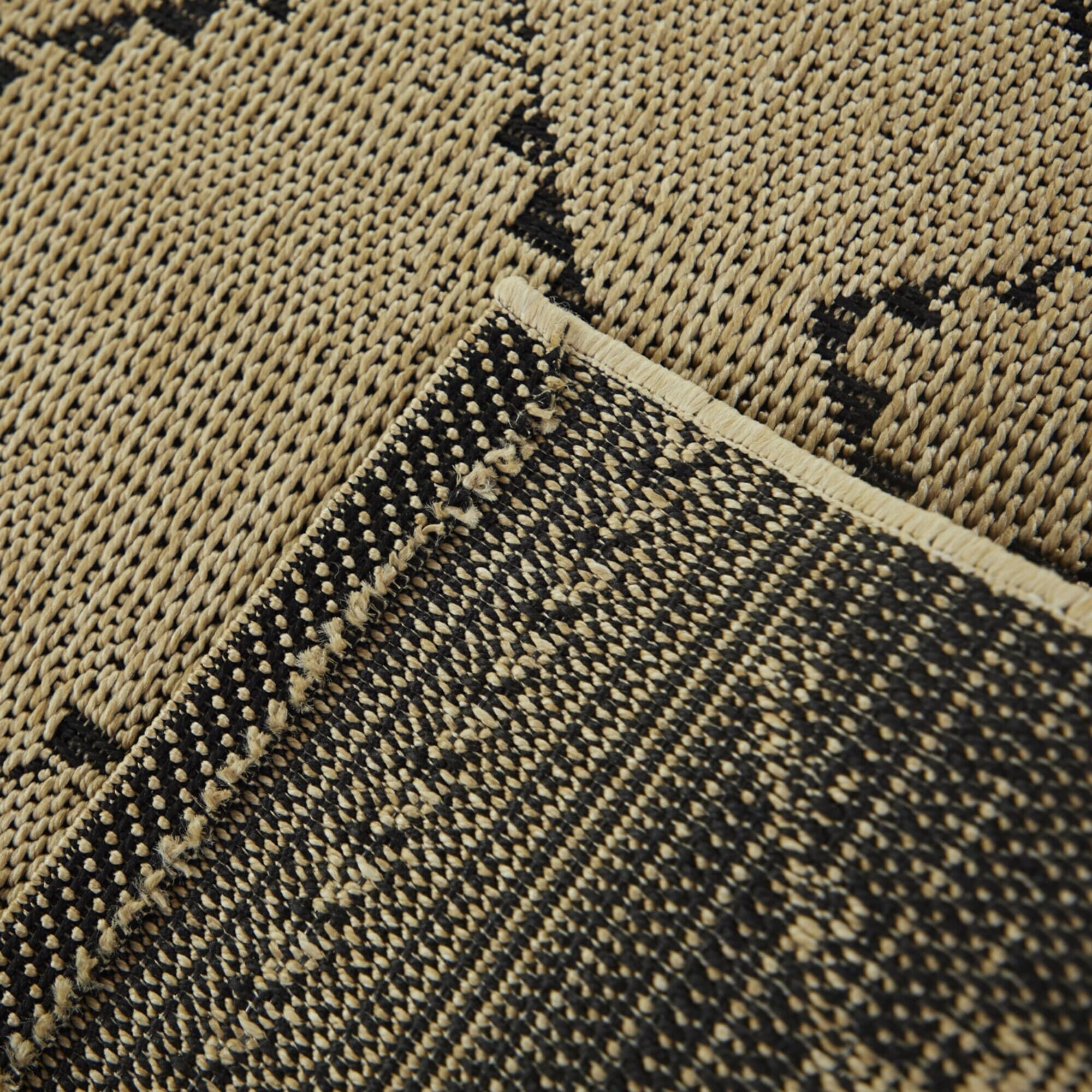 BALTA Mattei Diamond Trellis Indoor/Outdoor Area Rug 5'3" x 7' - Brown/Black