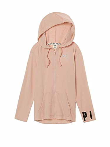 Victoria's Secret Pink Side Slit Full Zip Hoodie Full Zip Color Ballet Pink Size X-Small New