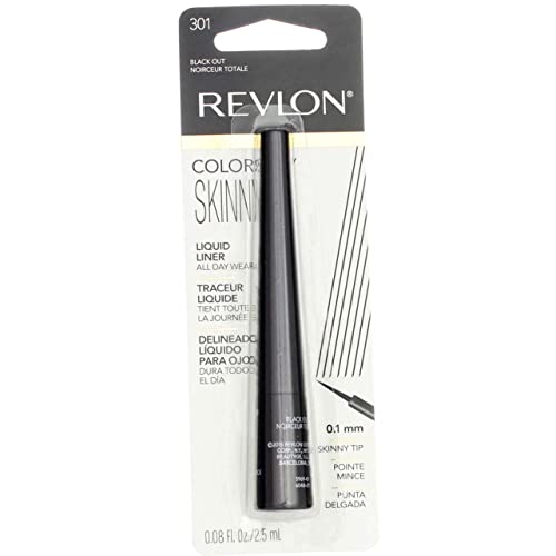 Rev Skinny Eyeliner 301 Black Size 0.08o Rev Colorstay Skinny Liquid Eye Liner 301 Blackout .08fl Oz