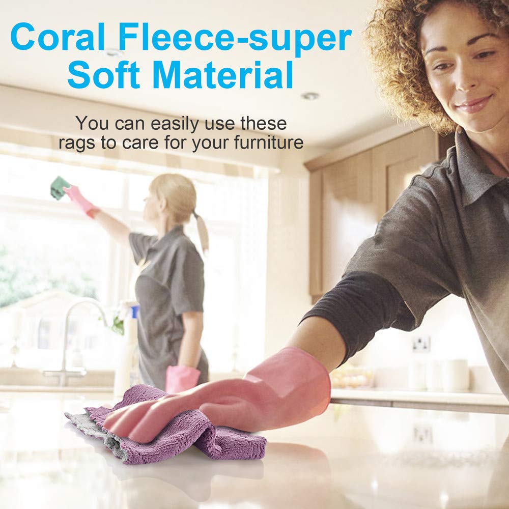 Small Kitchen Towels Dish Towels, 6 x 10 inch, Super Absorbent Multipurpose Dish Cloths, for Furniture Rags, Kitchen Cloths, Tableware Quick-Drying Towels,Reusable Cleaning Cloths, (11PCS)