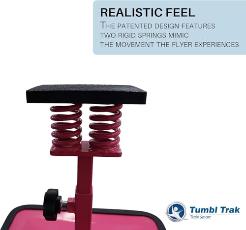 Tumbl Trak Fly Right Cheer Stunting Trainer, Hot Pink, 20 in x 20 in x 10 in