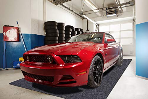 Sensko Garage Floor Mat,Shearable,Absorbent Oil Mat—Floor Mat for Golf Carts,Indoor Parking Mat-Absorbent Felt and Leak-Resistant Anti-Slip Backing,Washable(5.9 ft x 14.7 ft)