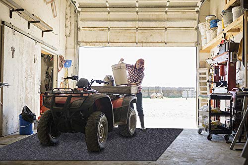 Sensko Garage Floor Mat,Shearable,Absorbent Oil Mat—Floor Mat for Golf Carts,Indoor Parking Mat-Absorbent Felt and Leak-Resistant Anti-Slip Backing,Washable(5.9 ft x 14.7 ft)