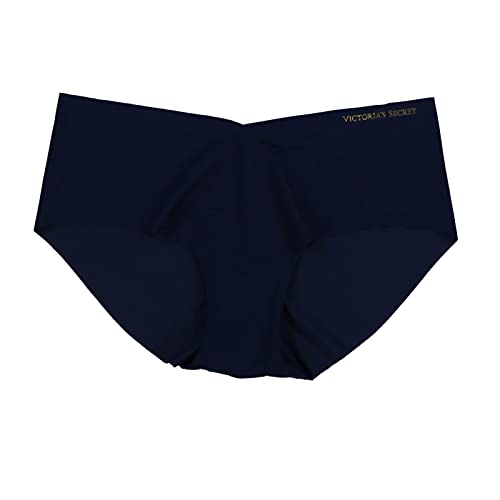 Victoria's Secret Panties Sexy No Show Illusions Hiphugger (L, Navy)