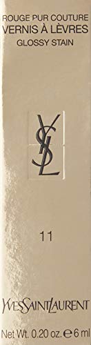 Yves Saint Laurent Rouge Pur Couture Vernis a Levres Glossy Stain, Rouge Gouache, 0.2 Ounce,C-YS-580-48
