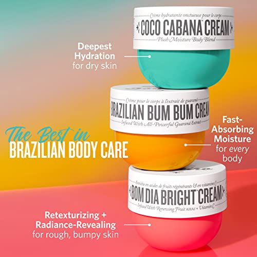 SOL DE JANEIRO Brazilian Bum Bum Cream and Coco Cabana Cream Body Moisturizer Bundle