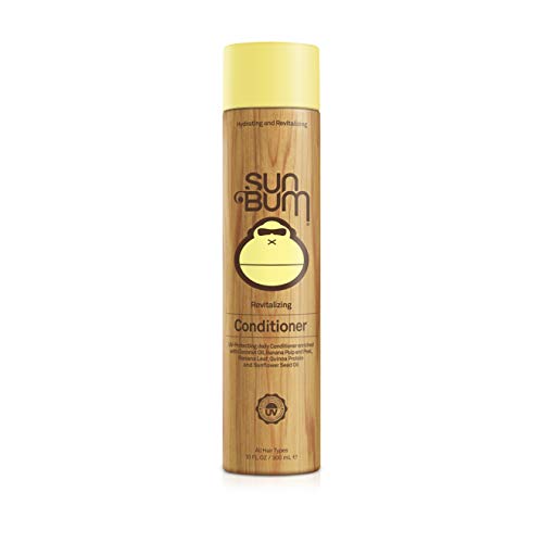 Sun Bum Revitalizing Conditioner| Smoothing and Shine Enhancing |Paraben Free, Gluten Free, Vegan, UV Protection | Daily Conditioner for All Hair Types | 10 oz bottle