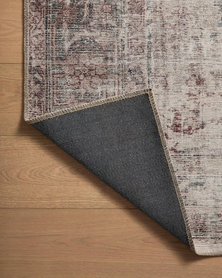 Loloi Amber Lewis Georgie Collection GER-08 Lagoon/Beige 5'-0" x 7'-6", .19" Pile Height, Area Rug