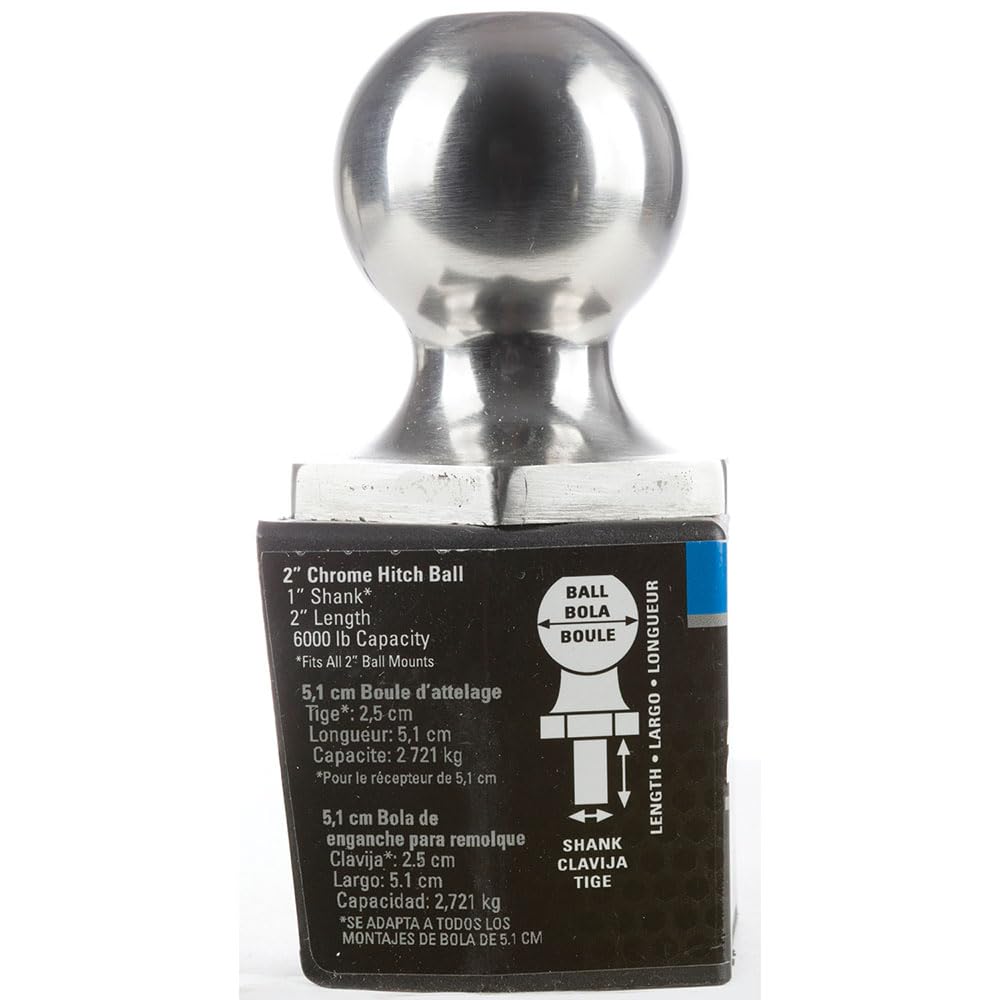 Reese Towpower 7011300 Stainless Steel Interlock 2" Hitch Ball