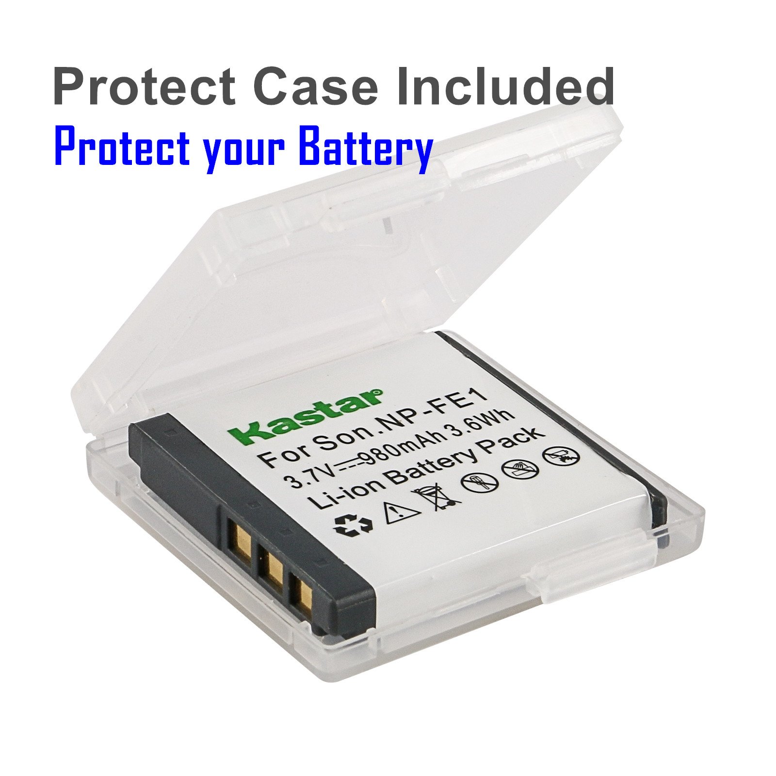 Kastar Battery 2-Pack Replacement for Sony NP-FE1 and Sony DSC-T7 DSC-T7/B DSC-T7/S DSC-P2 DSC-P3 DSC-P5 DSC-P9 DSC-P7 Digital Camera
