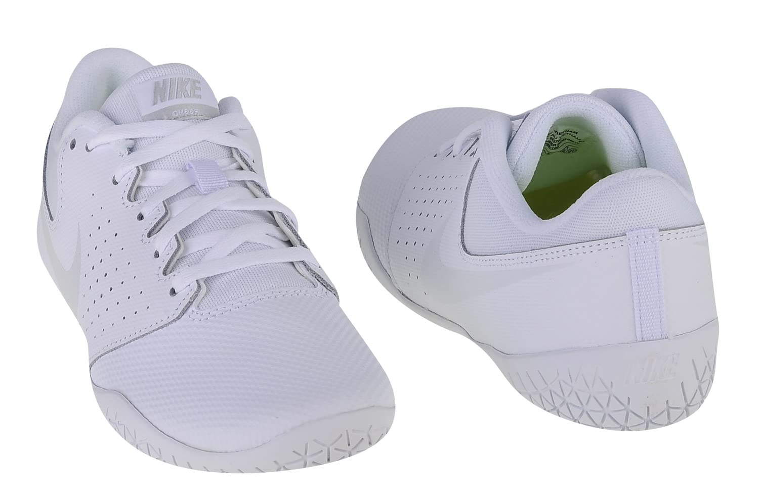 Nike Women's Cheer Sideline IV Cheerleading Shoes (6 B US, White/White/Pure Platinum)