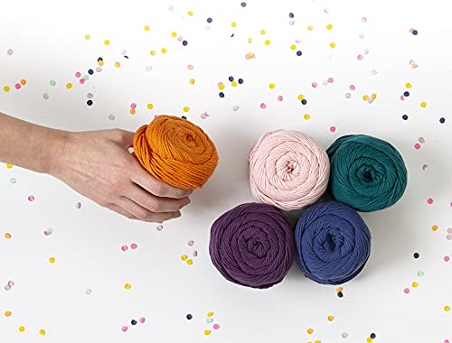 Knit Picks Dishie Worsted Weight 100% Cotton Yarn - 100 g (Silver)